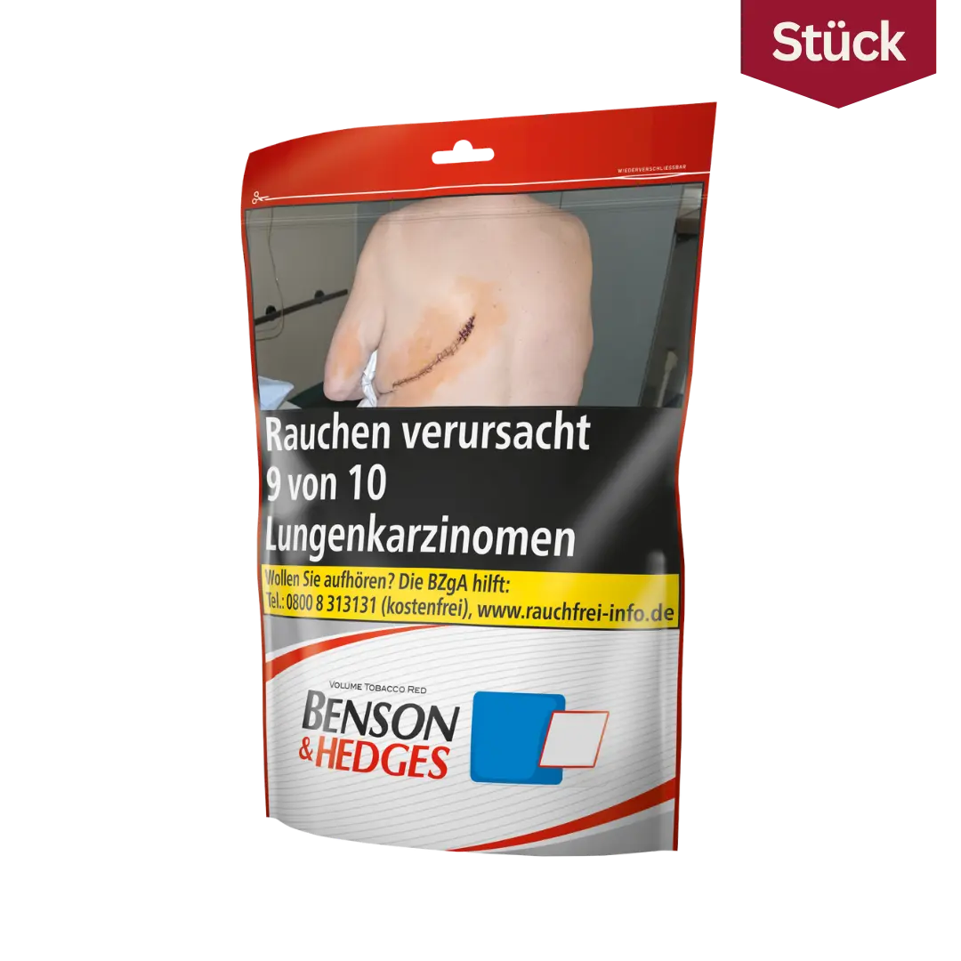 Benson & Hedges Red Volumentabak Beutel (144g) - Online bei Tabakhero